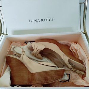 Nina Ricci | Shoes | Nib 45 Nina Ricci Leather Platform Sandals Size It ...
